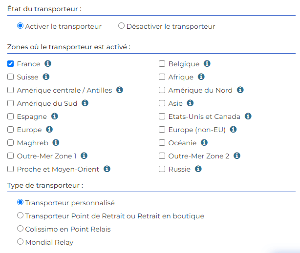 Comment configurer mes frais de port ? - CmonSite
